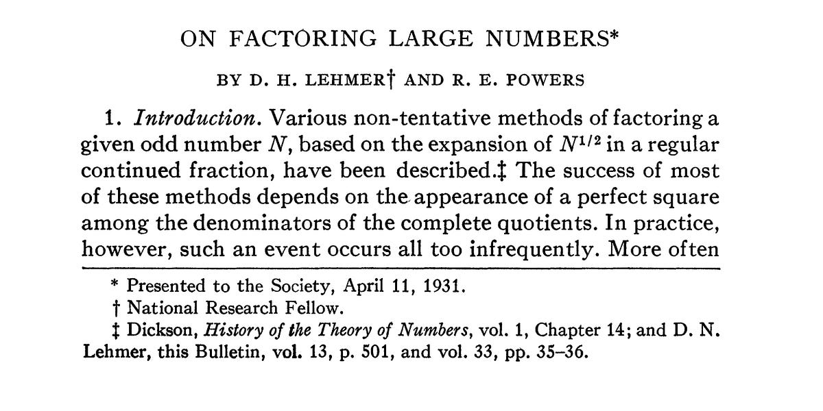 [Hand-Written Paper Implementation] Lehmer's Continued Fraction ...