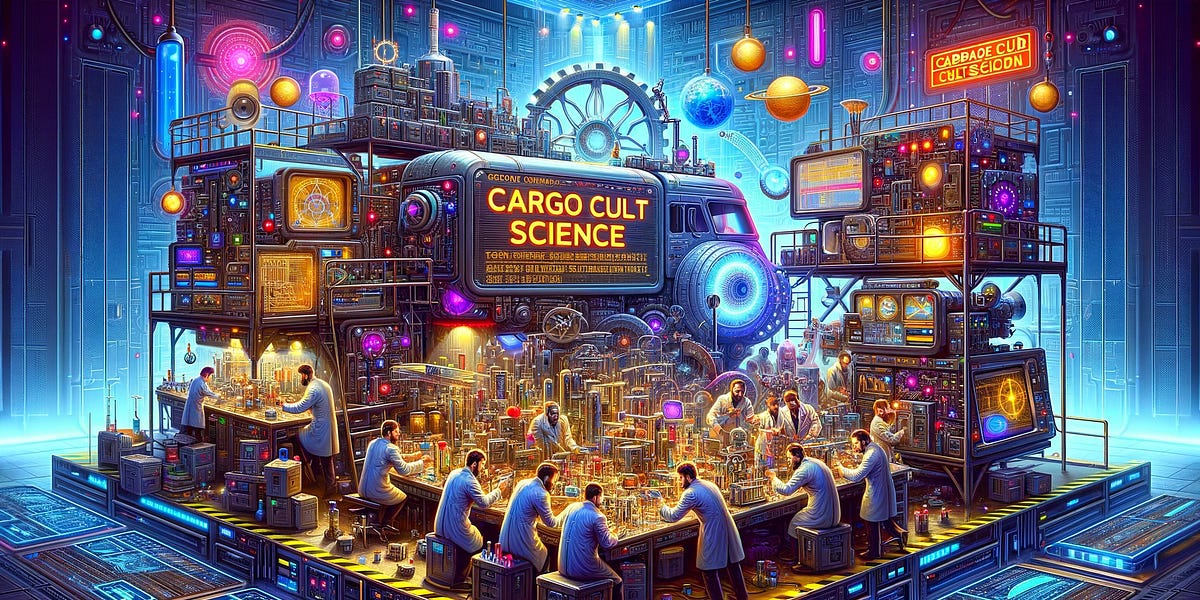 The Problem is Not Plagiarism, but Cargo Cult Science