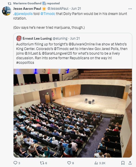 How important is it to you to know who Polis would smoke marijuana with ...