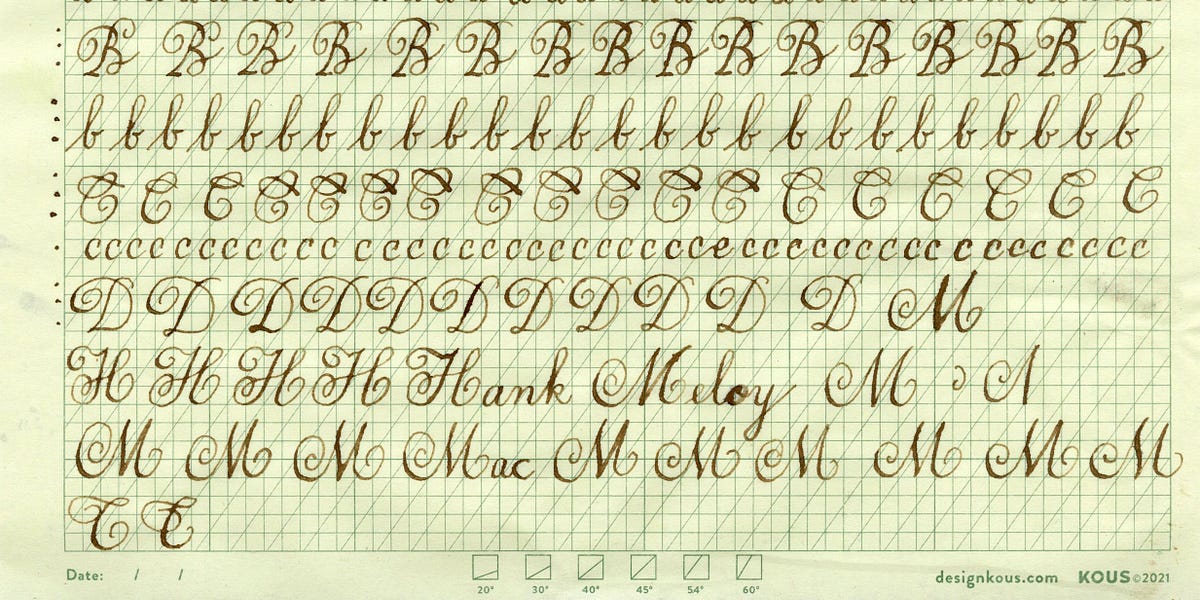 Calligraphy Demo - Slowpoke