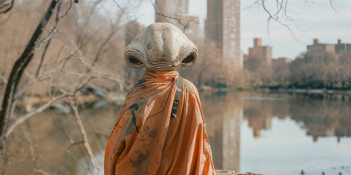 Buddhism - by Fernando Amaral - Aliens of New York