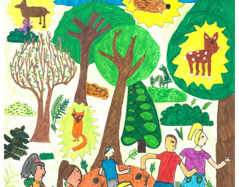 Affiche BORTIS Trail 2023 🌳 - by Karine GALLAIS 🏔