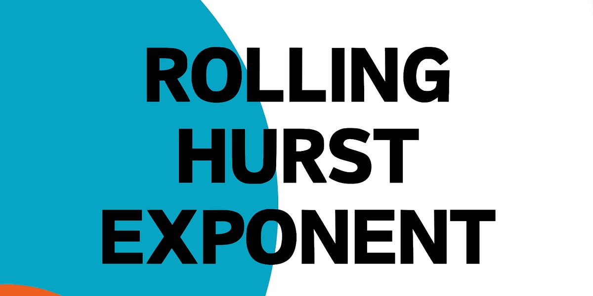 The Rolling Hurst Exponent - by Jakub
