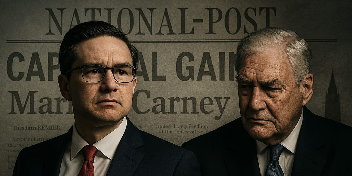 Pierre Poilievre and Conrad Black: A Quiet Alliance in Plain Sight