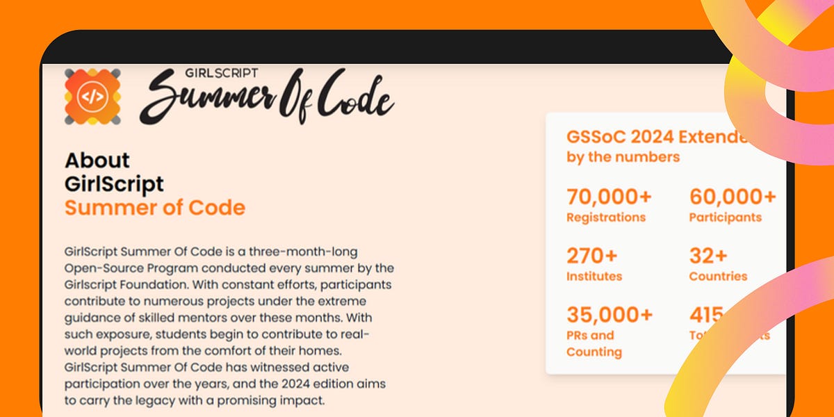 GSSoC Ext 2024 Recap. - by Girlscript - Summer of Code