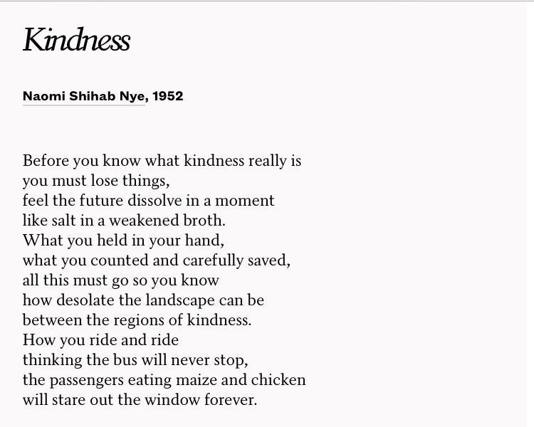 poetry pocket: kindness, naomi shihab nye - Ars Poetica