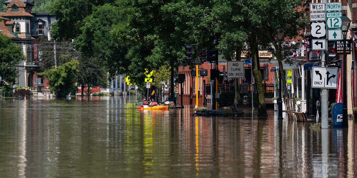 You flood it, you pay for it. - by Bill McKibben