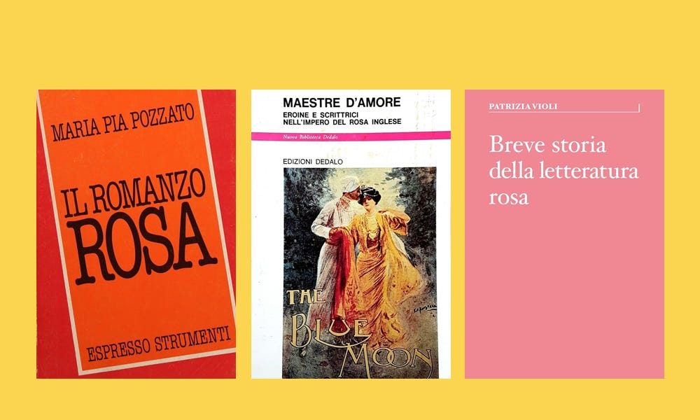 Critica del romanzo rosa: una bibliografia (parziale) italiana