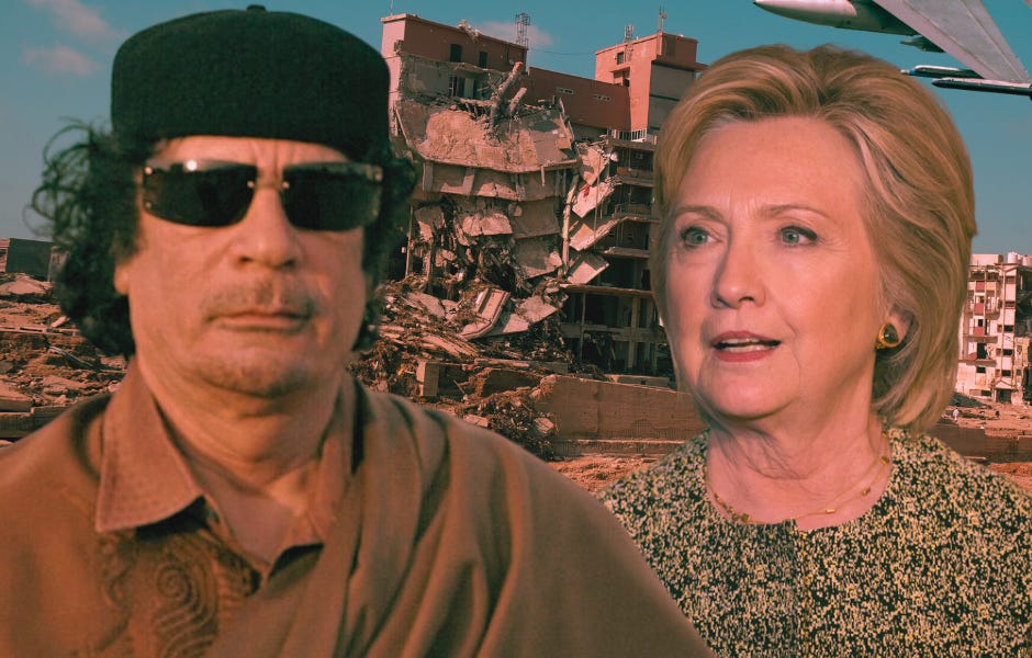 How Clinton and NATO Overthrew Gaddaffi to Keep the Migrant Pipeline to ...