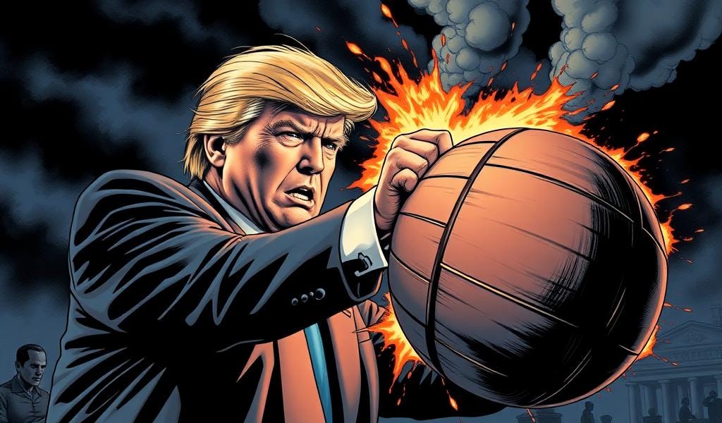 Is Trump a Wrecking Ball or a Flaming Asteroid that Just Hit Earth?