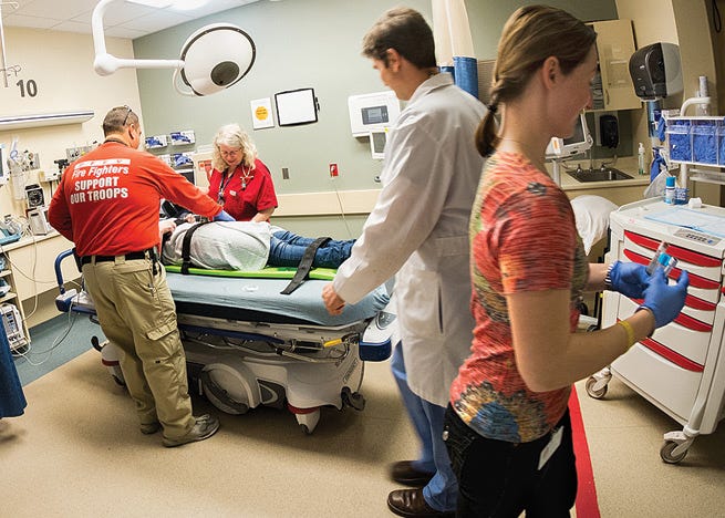 VIOLENCE IN THE ER: staff suffer threats, assault
