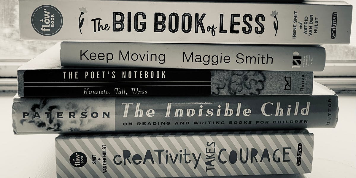 Book stack poem - by Margaret Ann Silver - The World We Are