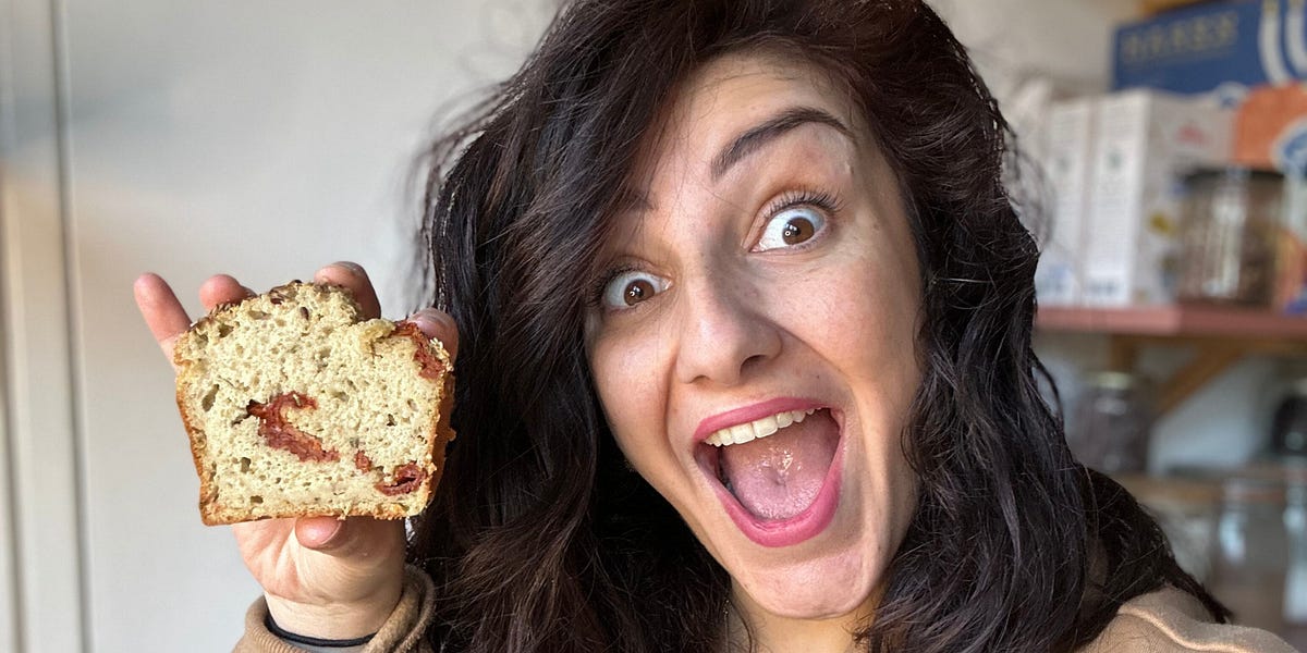 🫒 Le meilleur cake vegan sans oeufs - by Julianne Aknine