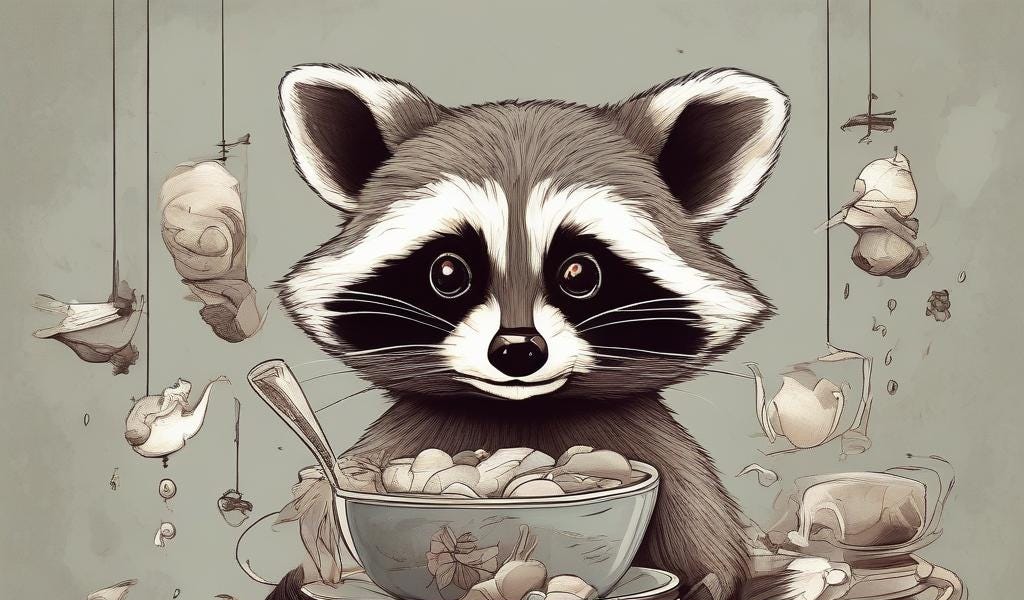 A Raccoon on Meth - by George Mahood - Reconnecting...