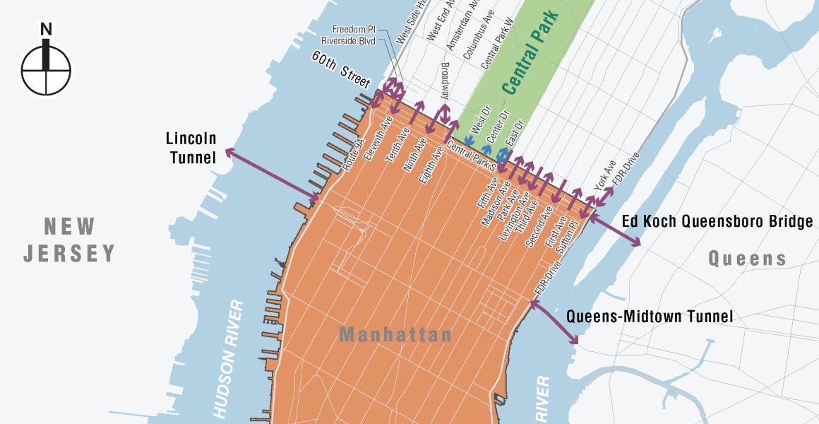 I’m excited about New York’s congestion pricing