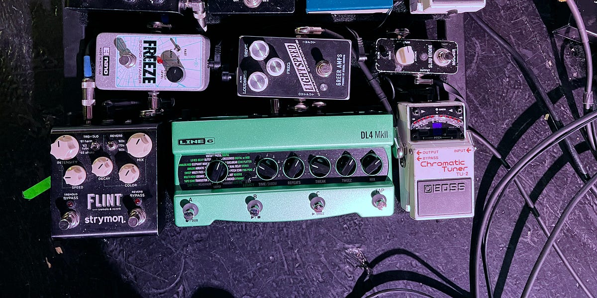 Erik's Guitar Rig - by Pedro the Lion - Bazan HQ