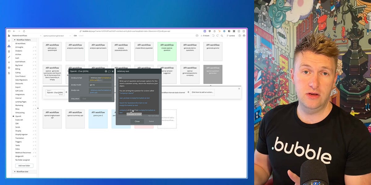 Dynamic LLM Prompting in Bubble - by James Devonport