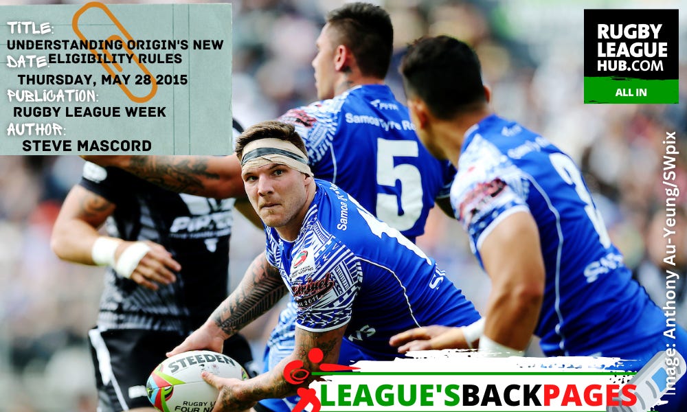 Understanding changes to State of Origin eligibility