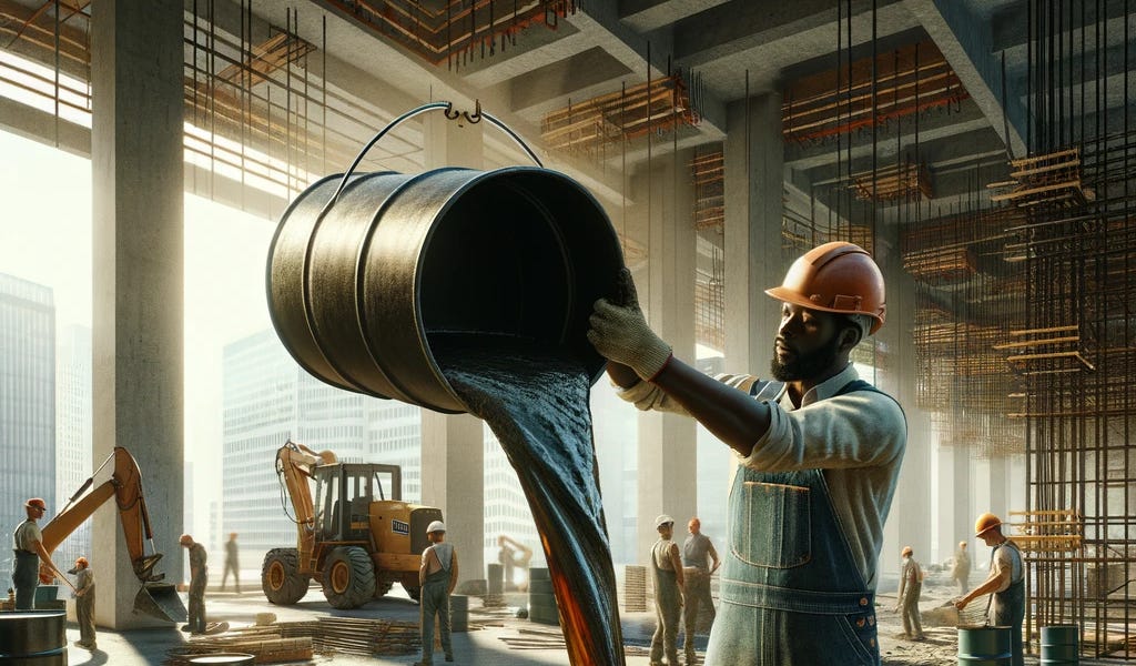 Upcycle Engine Oil into Stronger, Durable Concrete