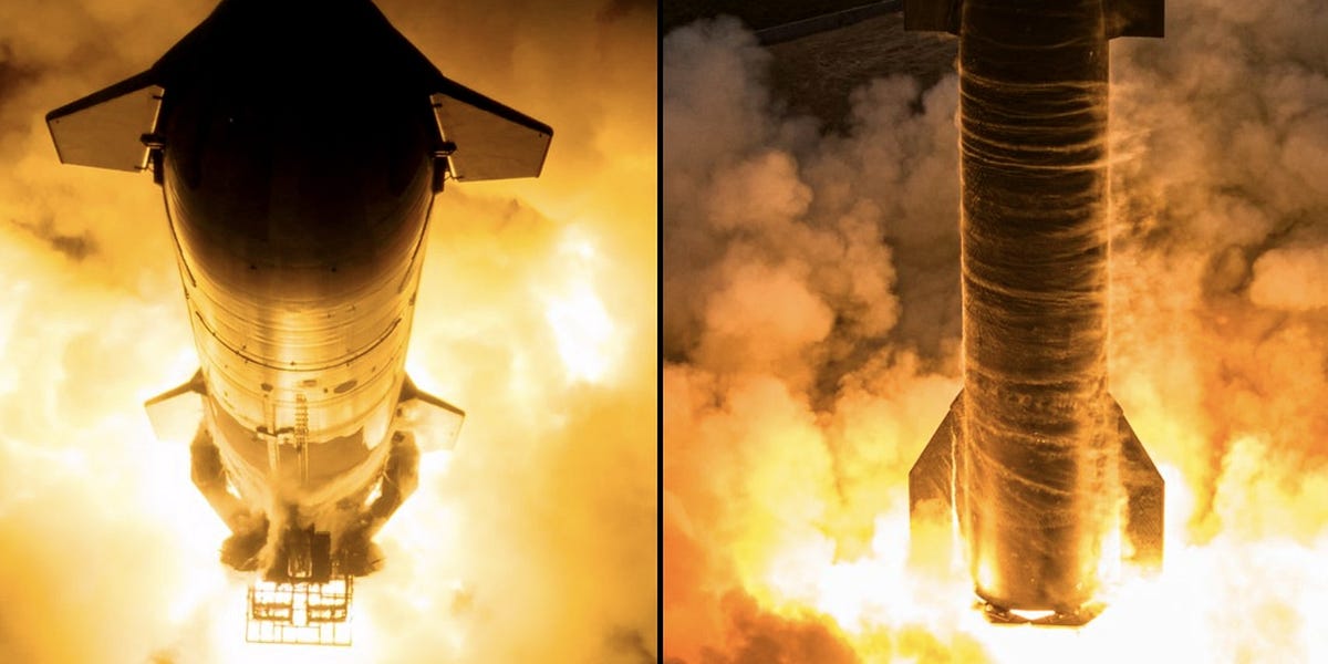 SpaceX Static Fire Test - by NextBigFuture