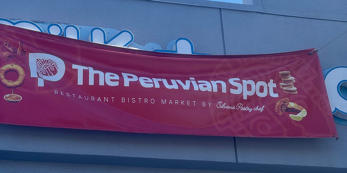 The Peruvian Spot Opens - by Steve and Betty Rodriguez