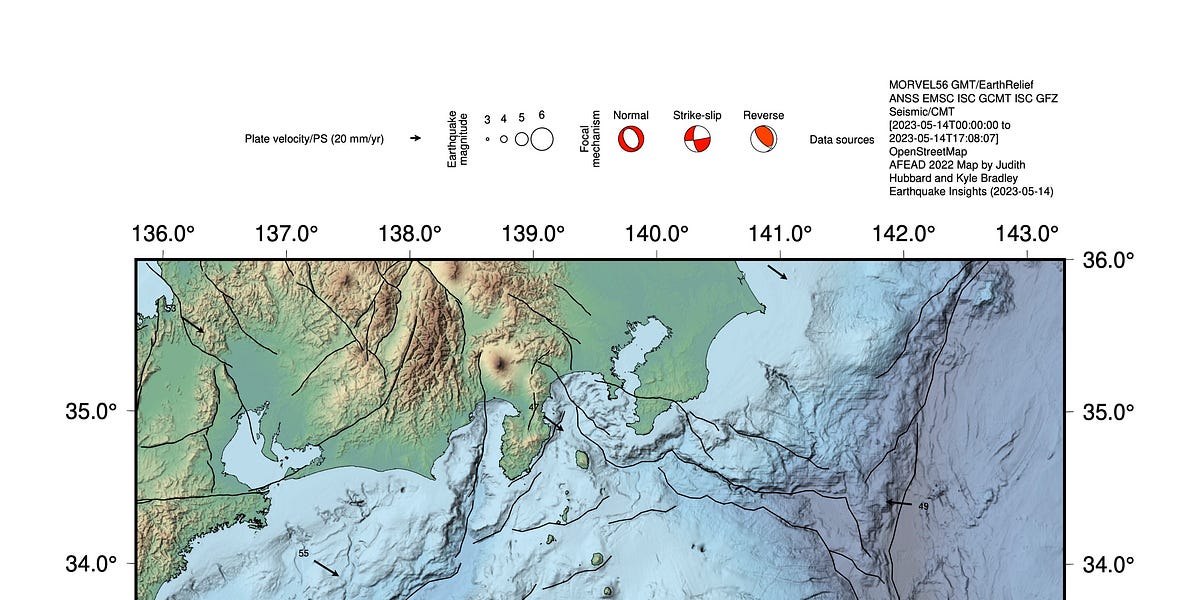 Cluster of earthquakes south of Japan illuminate back-arc spreading as ...