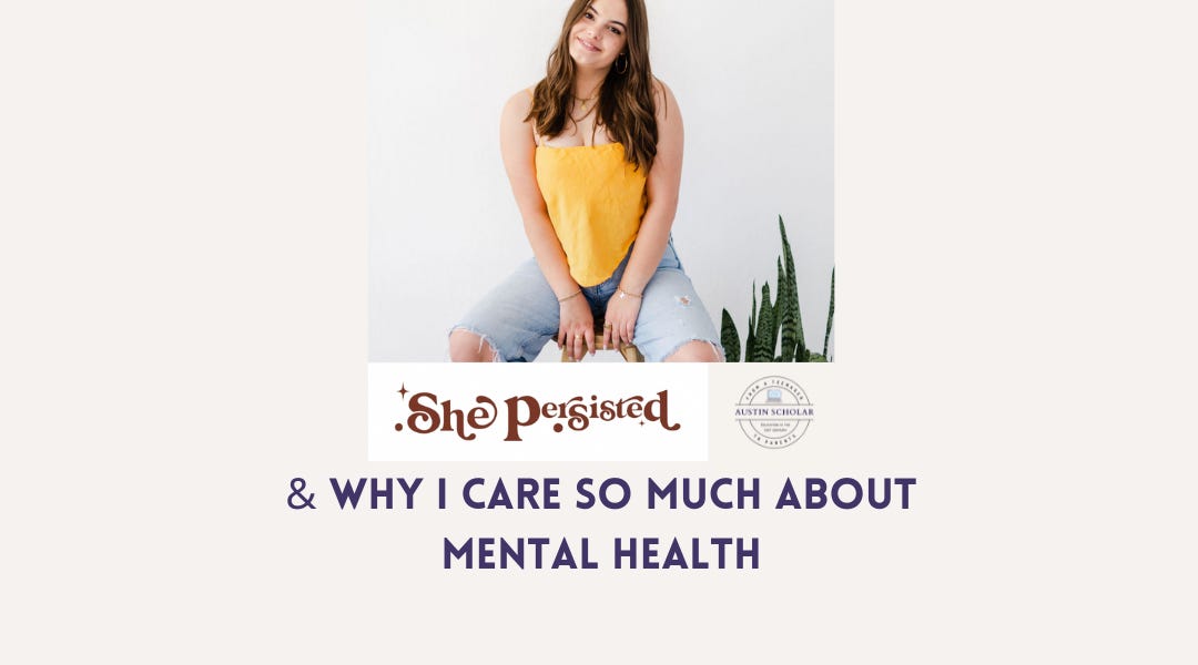 Austin Scholar #59: My Interview with Sadie Sutton (A Teen Mental ...