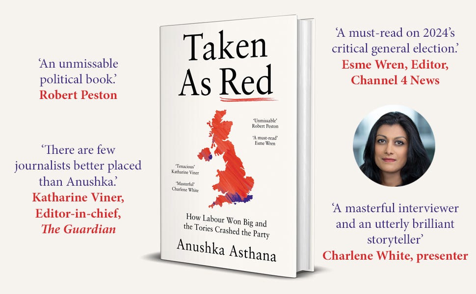 Taken As Red: Anushka Asthana - by Dr. Mark Pack