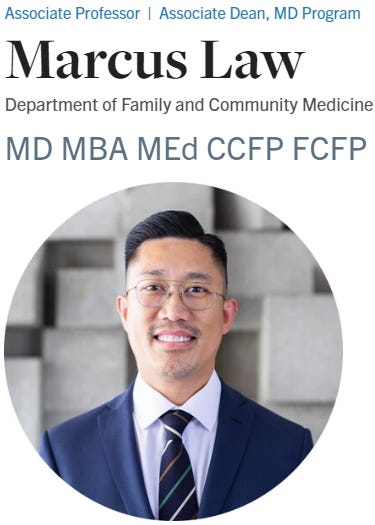 Dr. Marcus Law believes that physician obedience is more important than ...