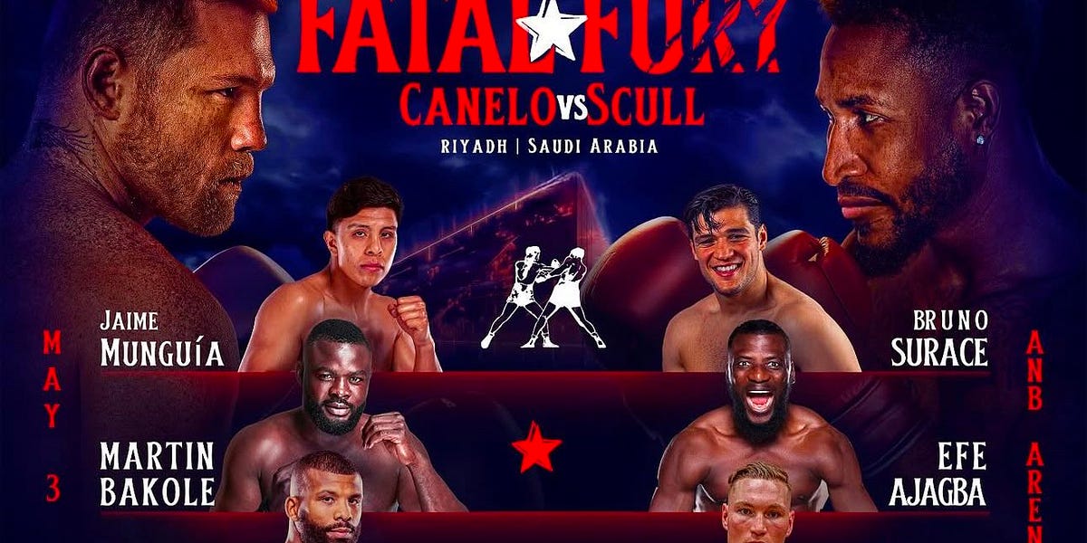 Notebook: Alalshikh finalizes undercard for Canelo-Scull