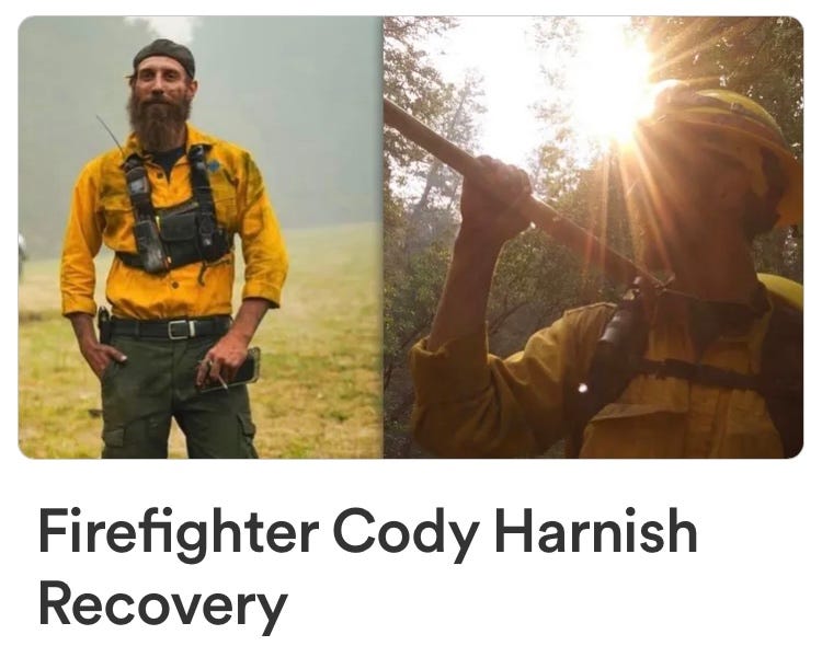 Helping a Firefighter in Need. - The Hotshot Wake Up