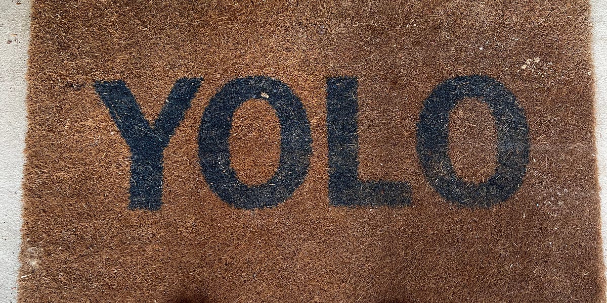 YOLO - one - by Claire Fischer - YOLO by Claire