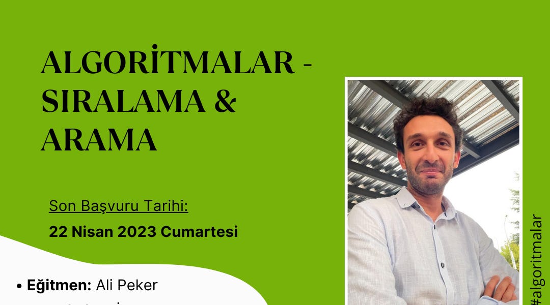 Algoritmalar-Sıralama&Arama - bir nevi akademi bülteni