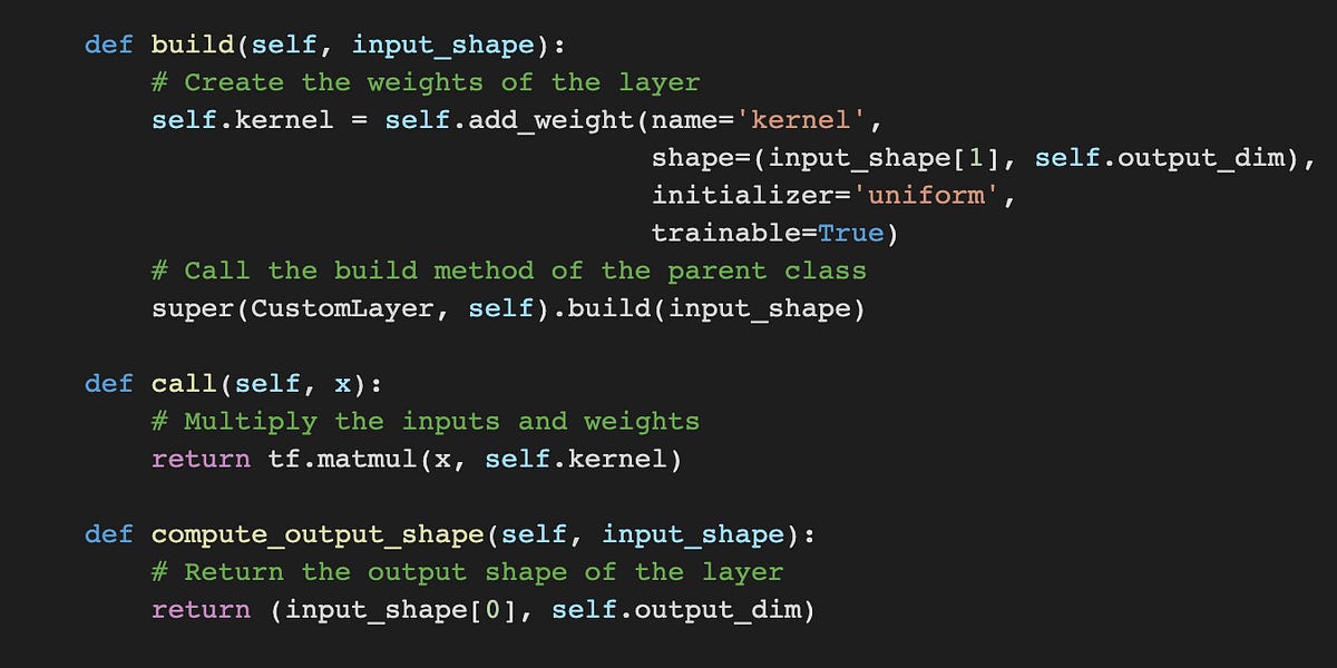 Customizing Deep Neural Networks with TensorFlow: Creating a Custom Layer