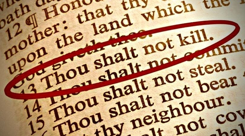 Thou Shalt Not Kill - by Jonathan Lange - Only Human