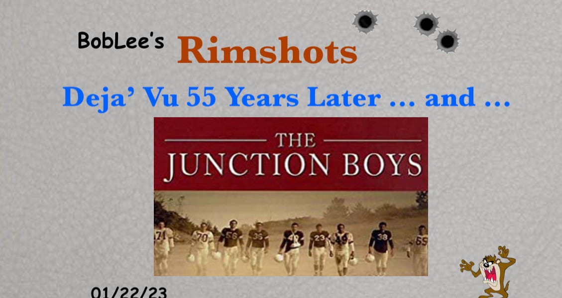 Rimshots: DejaVu Again ... 55 Years Later ... and