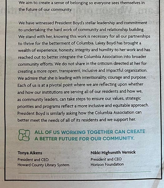 The Outpouring of Community Support for Columbia Association President ...