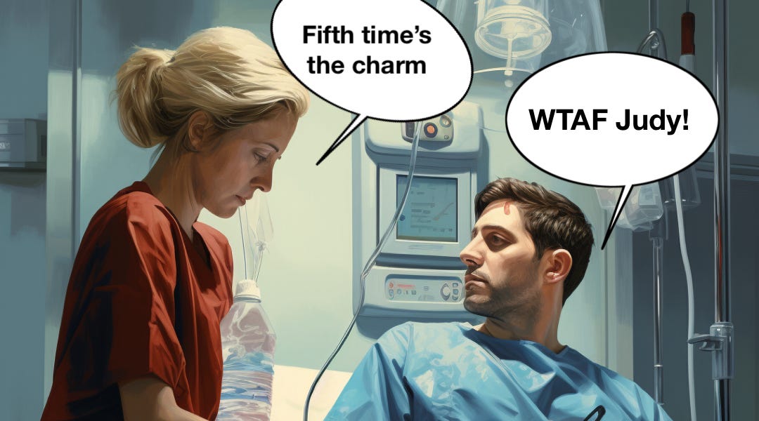 How do you like our new Vein Finder ads at VINO OPTICS??