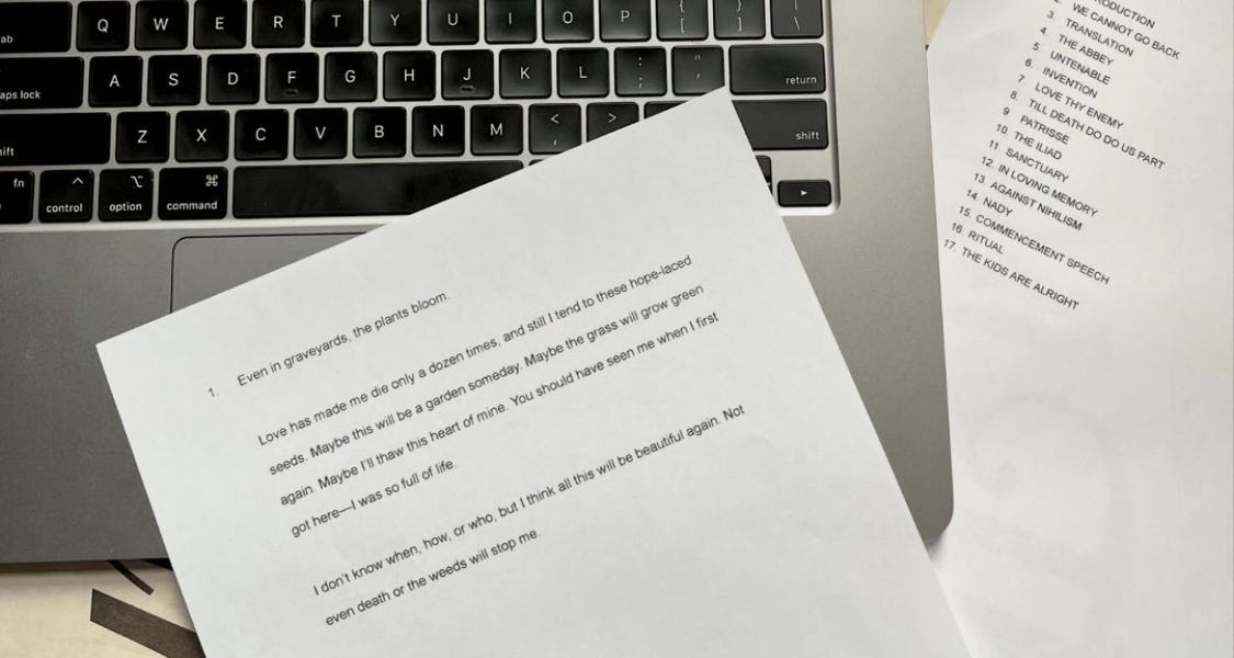 through love, we are survived - by sara jin li