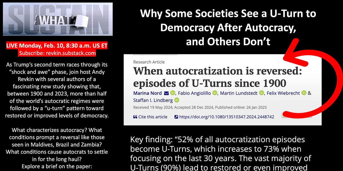 With Autocracy Surging, It's Worth Exploring a Paper Charting "U-Turn ...