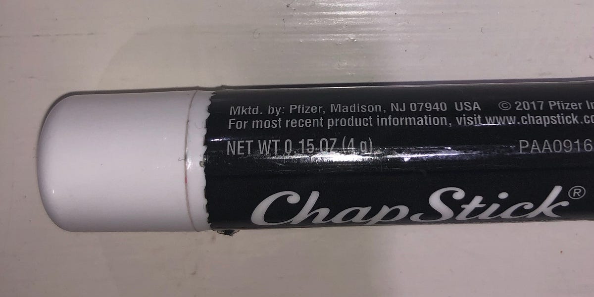 Pfizer Makes Chapstick - Pemdas Vulgaris