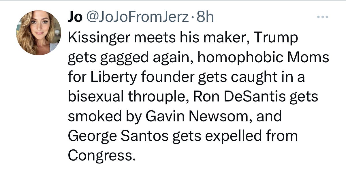 Just for Xeets and Giggles (12.2.23) - by Jay Kuo