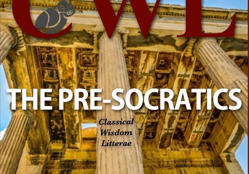 Who Were the "Pre-Socratics"? - Classical Wisdom