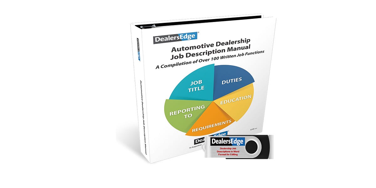 Dealership Job Descriptions All In One Place