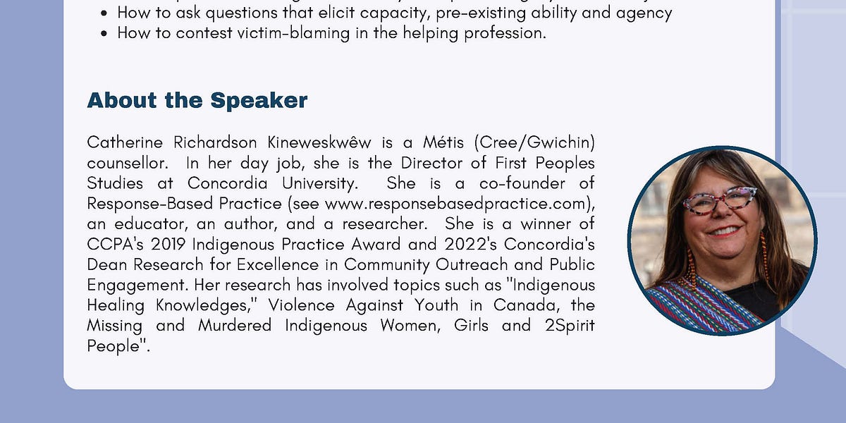 A Look at Response-Based Practice: Helping People Recover From Violence ...