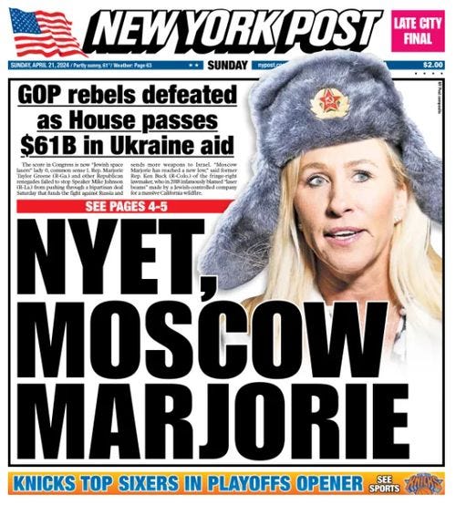 Moscow Marge and the Transcarpathian Gambit