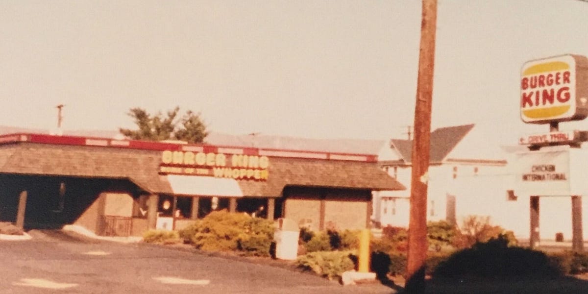 Time travel: Visiting a 1980s Burger King; basking in the glow of old ...