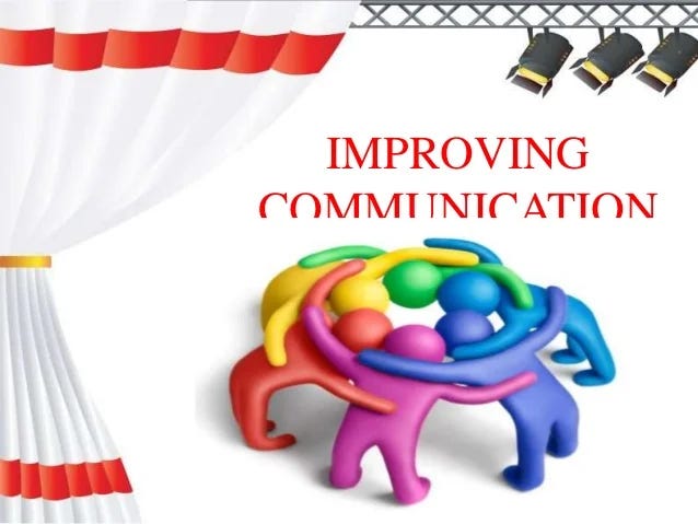 The Communication of it All! - by Sharon Beth O'Maley