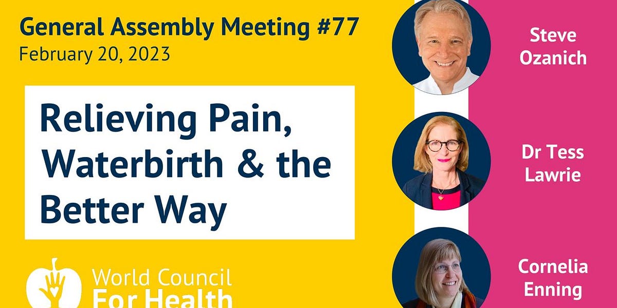 TODAY: Dr Tess Lawrie, Steve Ozanich & Cornelia Enning at GA #77 ...