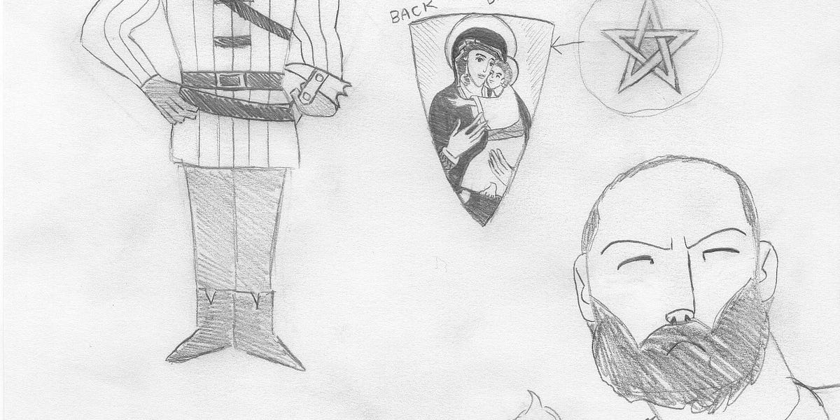 "Blessed" Carino concept art - by Anthony Joseph Buffa